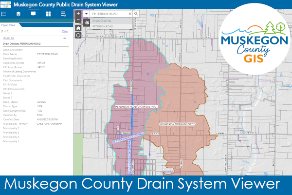 Muskegon County Public Drain System Viewer